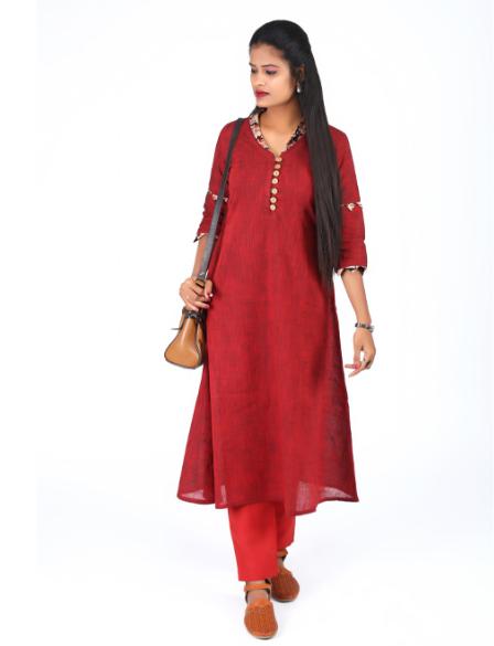 Kurtis - Cotton - Handloom / Woven – Scarlet Thread